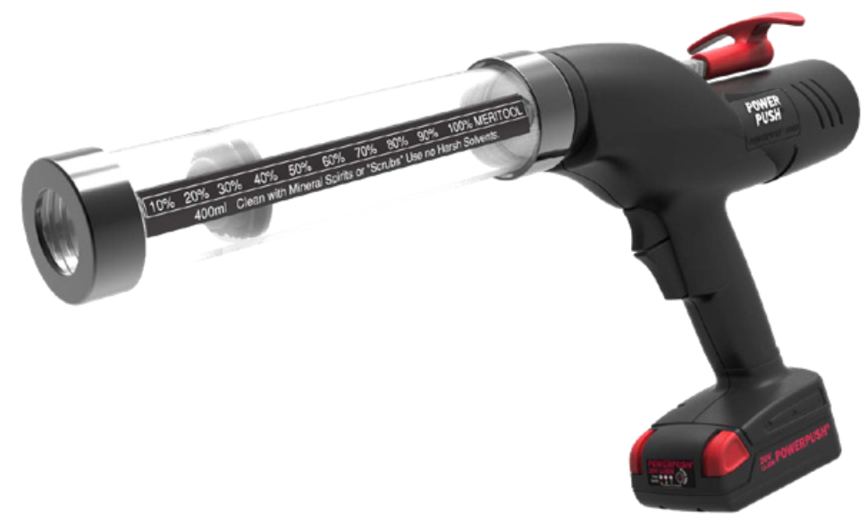 PowerPush 465ml Caulking gun – Texas Glass Tools & Tools LLC